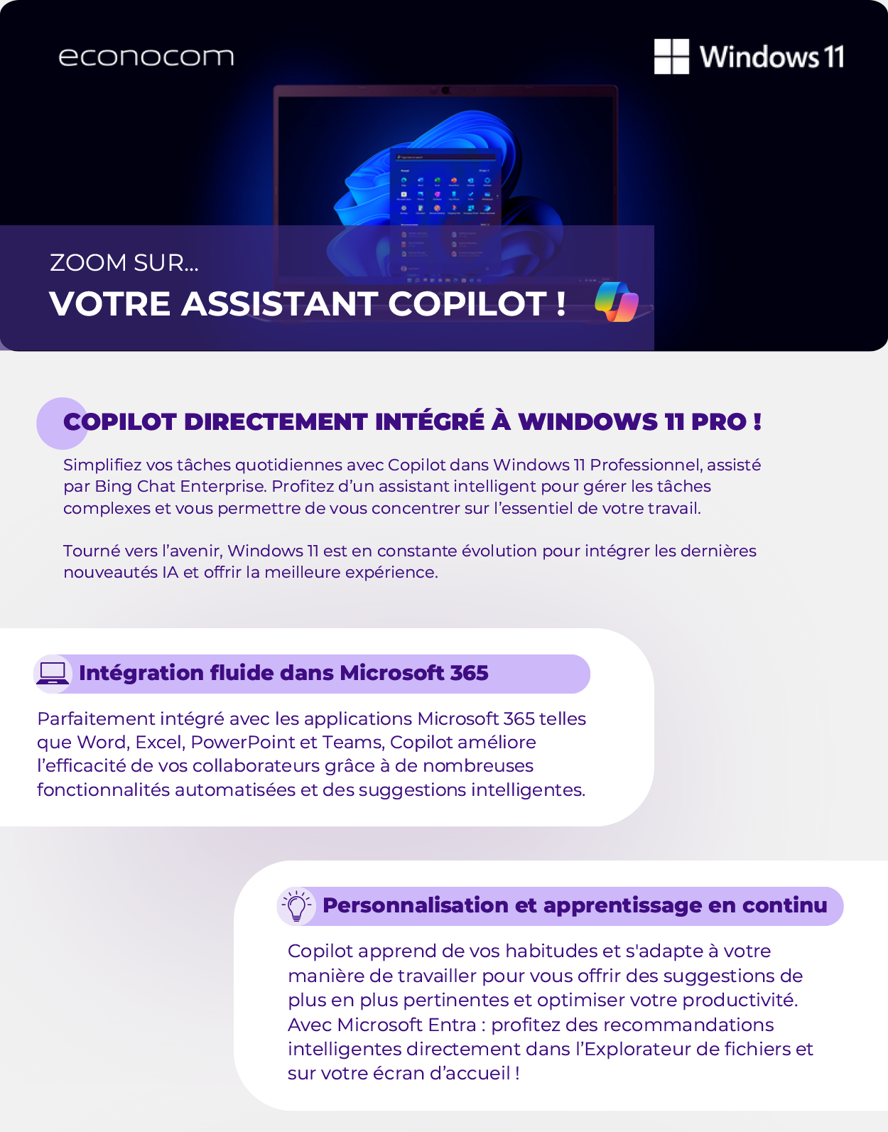 Copilot, votre assistant personnel - Microsoft Econocom